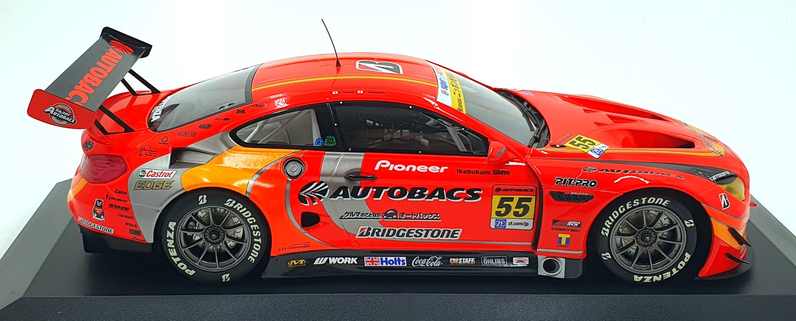 Minichamps 1/18 scale 155 162655 - BMW M6 GT3 Autobacs Racing Super Gt ...