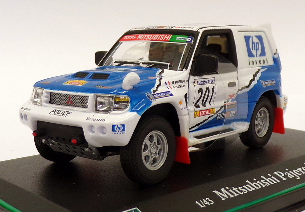 Cararama 1/43 Scale Car Model 00143 - Mitsubishi Pajero WRC #201 — R.M ...
