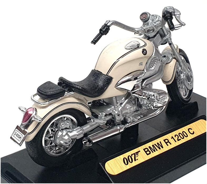 Motor Max 1/18 Scale 79845 - BMW R 1200 C Bond 007 Tomorrow Never Dies - Cream — R.M.Toys Ltd
