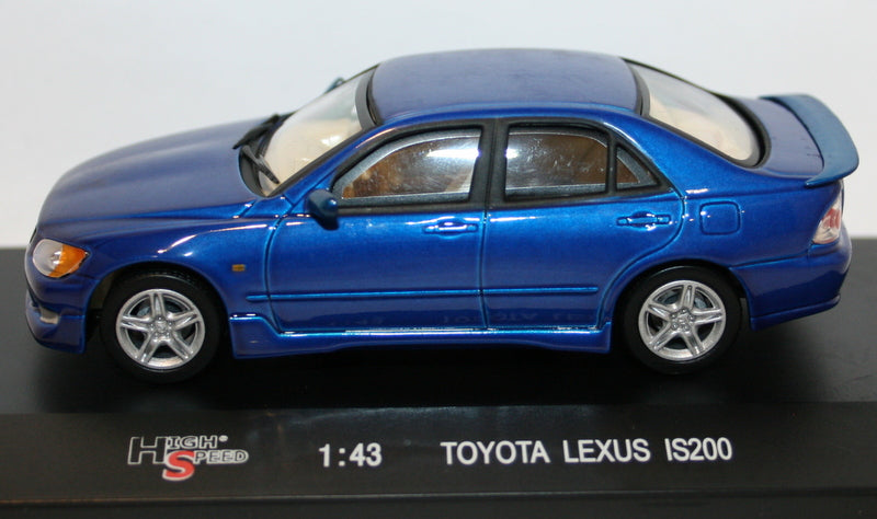 High Speed 1/43 Scale HF9217S Toyota Lexus IS200 Blue — R.M.Toys Ltd