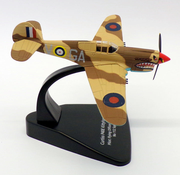 Oxford Diecast 1/72 Scale AC009 - Curtiss P40E Kittyhawk MkIa N.Duke ...