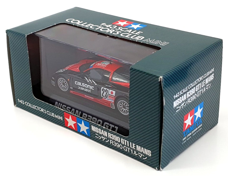 Tamiya 1/43 Scale 23506 - Nissan R390 GT1 #23 Le Mans - Red/Black — R.M.Toys Ltd
