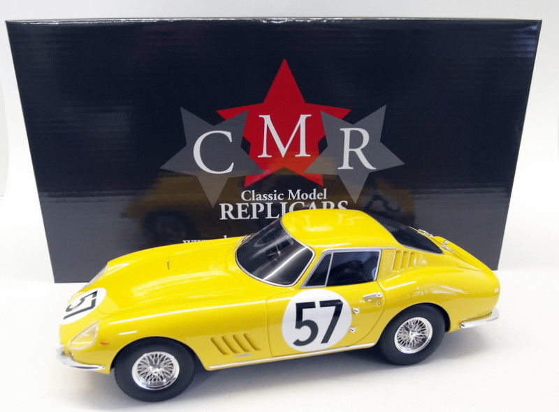 CMR 1/18 Scale Resin - 038 Ferrari 275 GTB #57 Le Mans 1966 Noblet ...