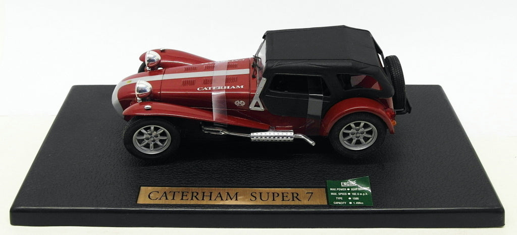 Anson 1/18 Scale 30317-W Lotus Super Seven Caterham 1973 Deep Red/Black ...