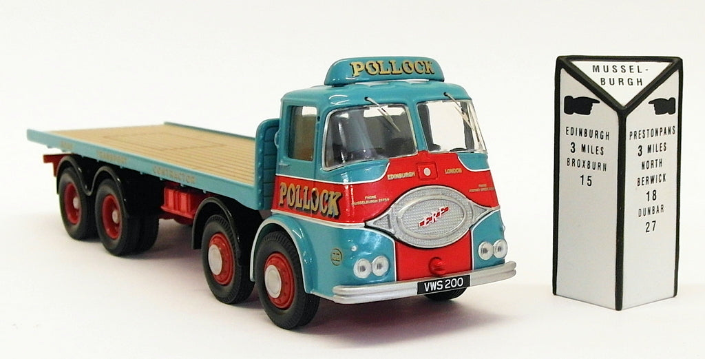 Corgi 1/50 Scale CC10503 - ERF KV 8 Wheel Platform Lorry - Pollock — R ...