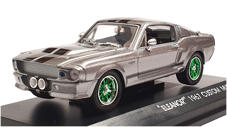 Greenlight 1/43 Scale 86411 - 1967 Custom Mustang "Eleanor" Silver ...