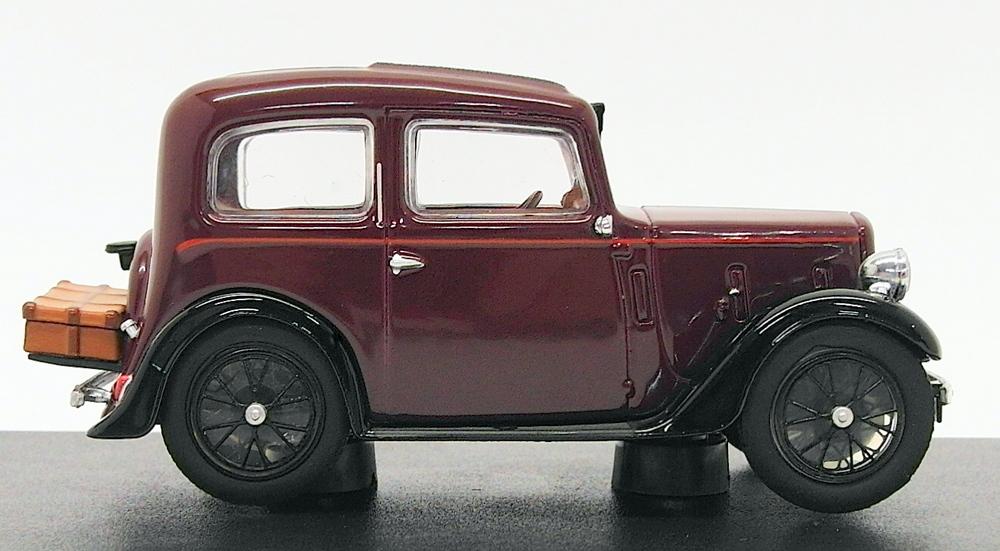 Oxford Diecast 1/43 Scale Model Car 43RUB001 - Austin Seven Ruby Saloon ...