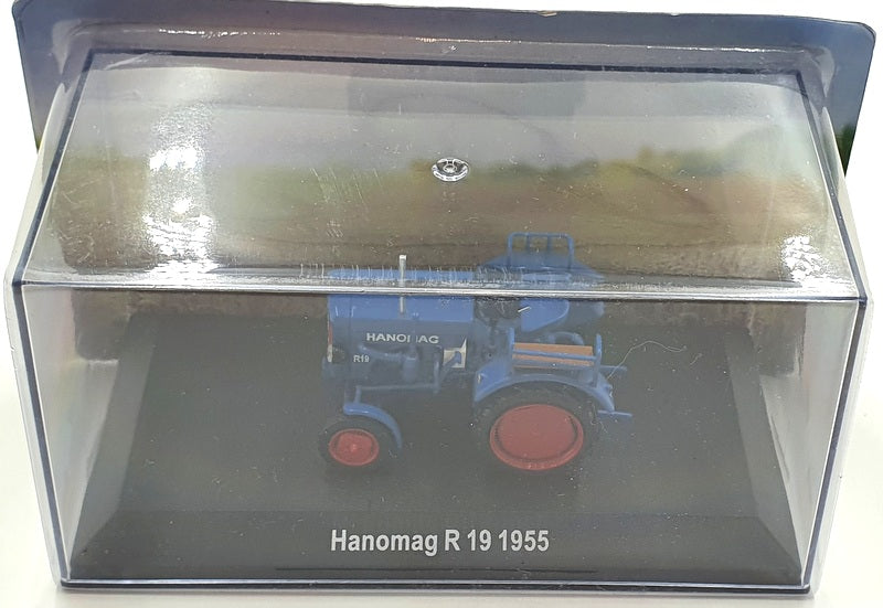 Hachette 1/43 Scale Model Tractor HL21 - 1955 Hanomag R19 - Blue — R.M.Toys Ltd