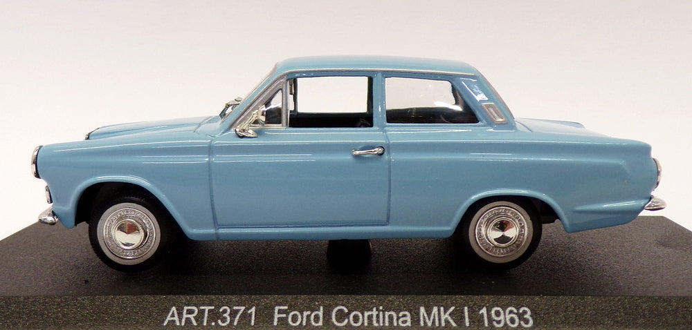 Detail Cars 1/43 Scale Diecast ART371 - 1963 Ford Cortina Mk1 - Blue ...