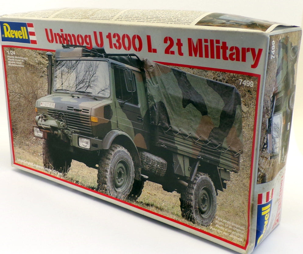 Revell 1/24 Scale Model Kit 7499 - Unimog U 1300 L 2t Military — R.M ...