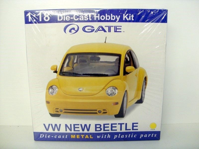 GATE 1/18 DIECAST KIT 06036 - VW NEW BEETLE YELLOW — R.M.Toys Ltd