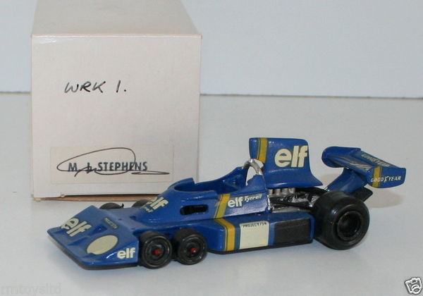 WESTERN MODELS SIGNED 1st VERSION - 1/43 SCALE WRK1 ELF TYRRELL 6 WHEEL ...