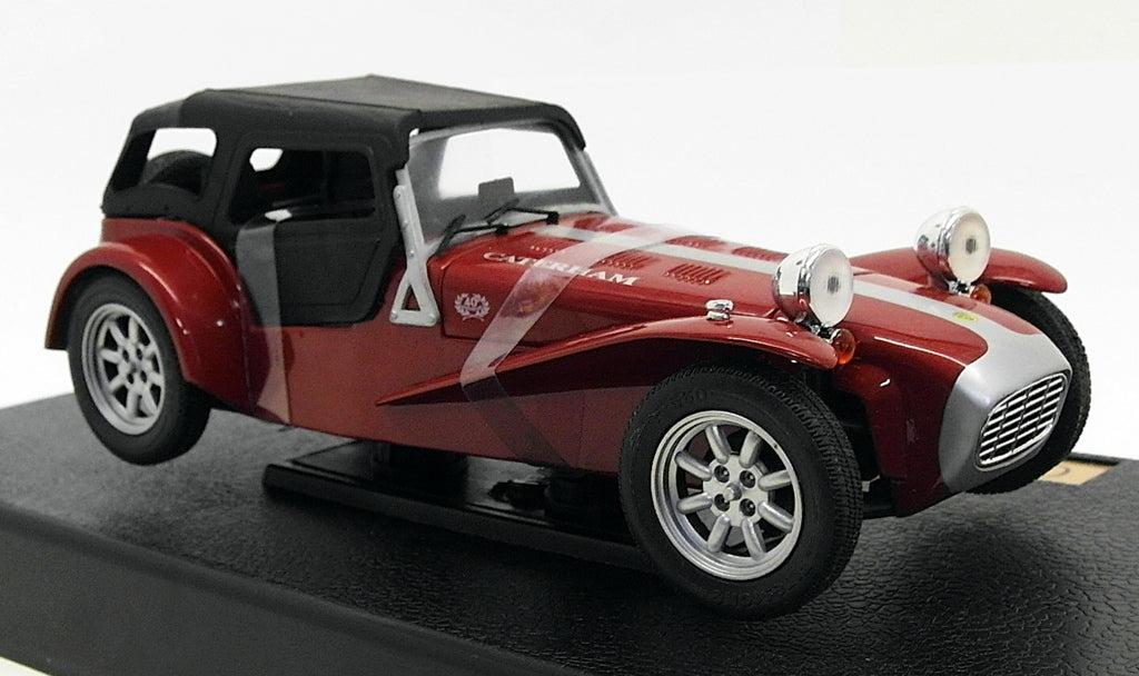 Anson 1/18 Scale 30317-W Lotus Super Seven Caterham 1973 Deep Red/Black ...