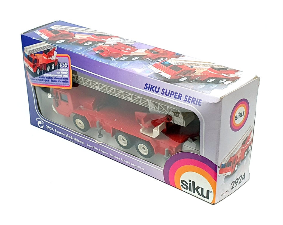 Siku 1/55 Scale Diecast 2924 - Faun Fire Engine - Red/White — R.M.Toys Ltd