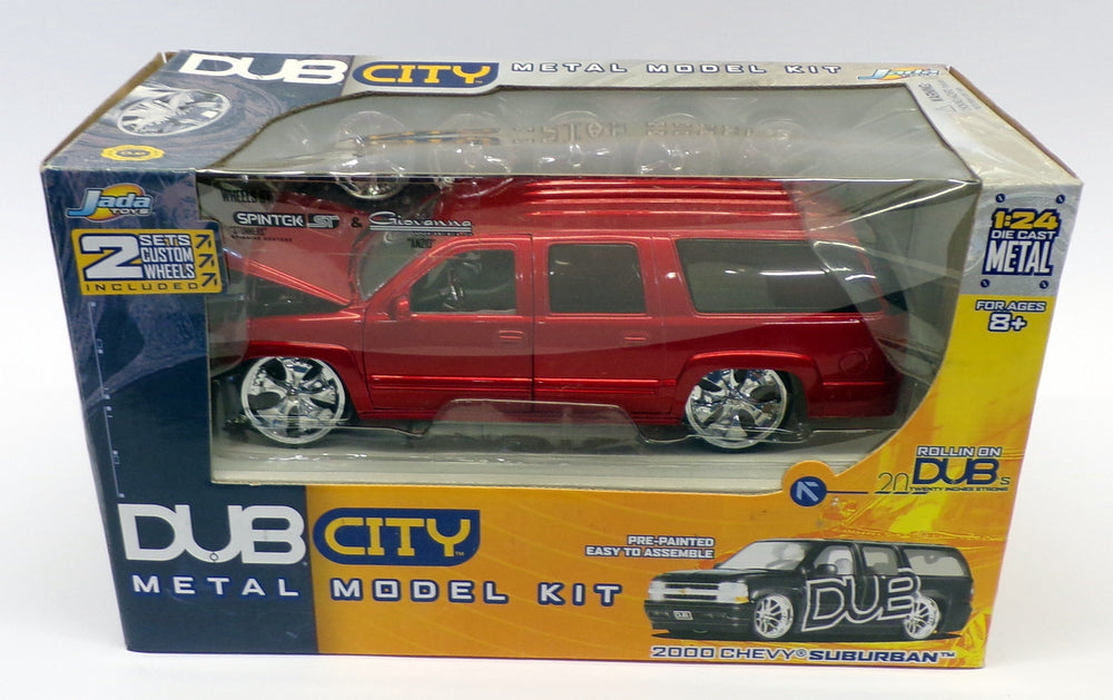 Jada Dub City 1/24 Scale Kit 55657 - 2000 Chevrolet Suburban - Red — R ...