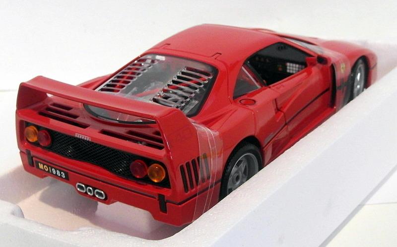 Burago 1/18 Scale Metal Model 18-16601 - Ferrari F40 - Rosso Red — R.M ...