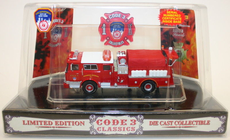 Code 3 Classics 1/64 Scale Model Mack Fire Engine 12370 Fire Dept New ...