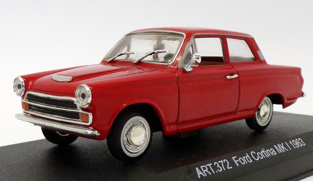 Detail Cars 1/43 Scale Diecast ART372 - 1963 Ford Cortina Mk1 - Red — R ...