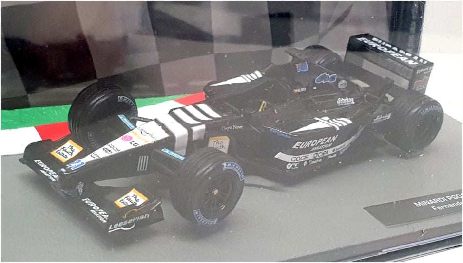 Altaya 1/43 Scale AT301122C - F1 2001 Minardi PS01 F. Alonso - Blue — R ...