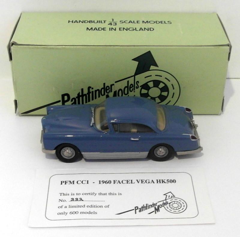 Pathfinder Models 1/43 Scale PFMCC1 - 1960 Facel Vega HK500 1 Of 600 ...