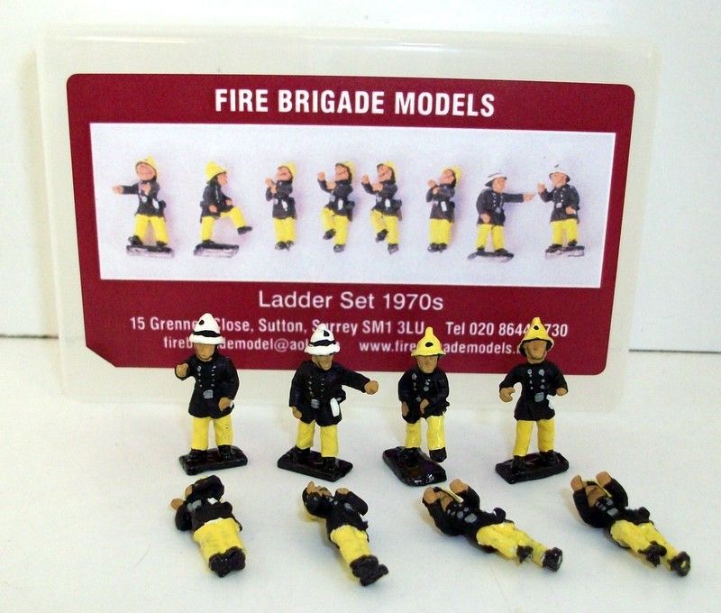 Fire Brigade models 1/72 Scale - FBM14 Ladder set 1970s Figures set — R ...
