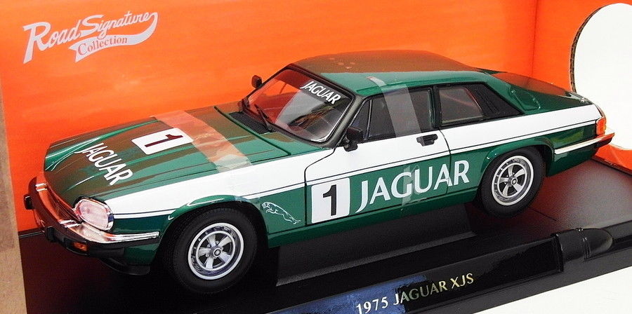 Road Signature 1/18 Scale Model Car 92658 - 1975 Jaguar XJS - Racing ...