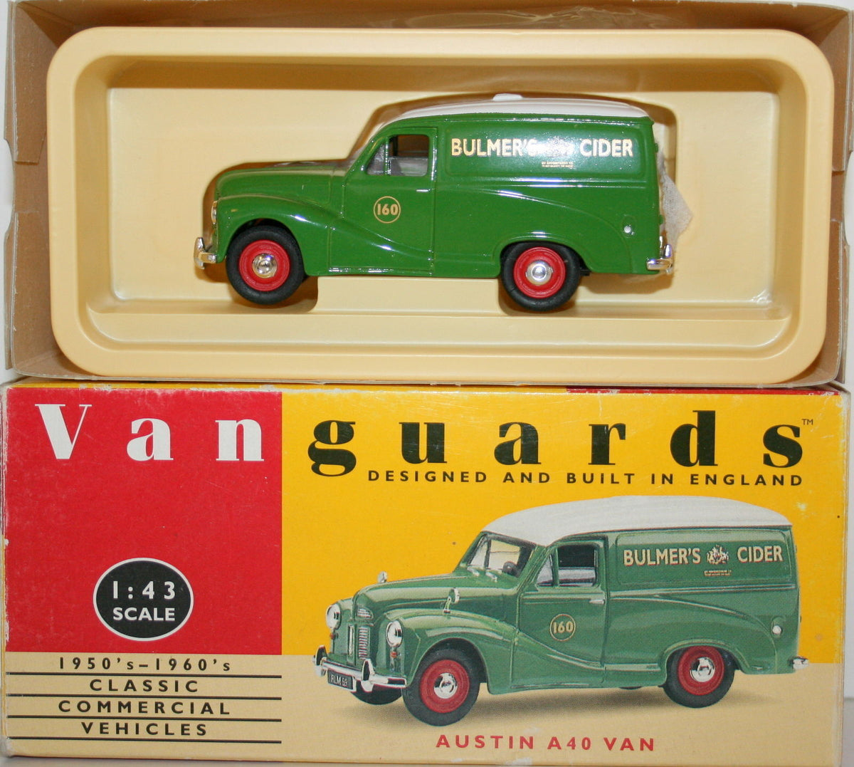 VANGUARDS 1/43 VA3007 AUSTIN A40 VAN BULMER'S CIDER — R.M.Toys Ltd