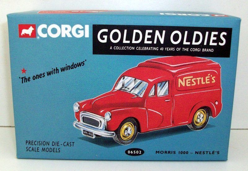 CORGI - GOLDEN OLDIES 06502 MORRIS 1000 - NESTLES — R.M.Toys Ltd