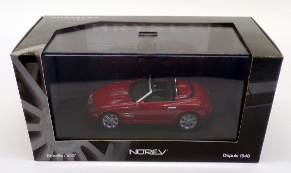 Norev 1/43 Scale Model Car 940005 - Chrysler Crossfire Roadster - Blaze ...