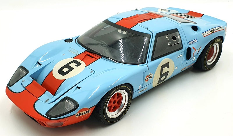GMP 1/12 Scale Diecast 12073 - Ford GT40 Gulf 1969 #6 - Blue/Orange — R ...