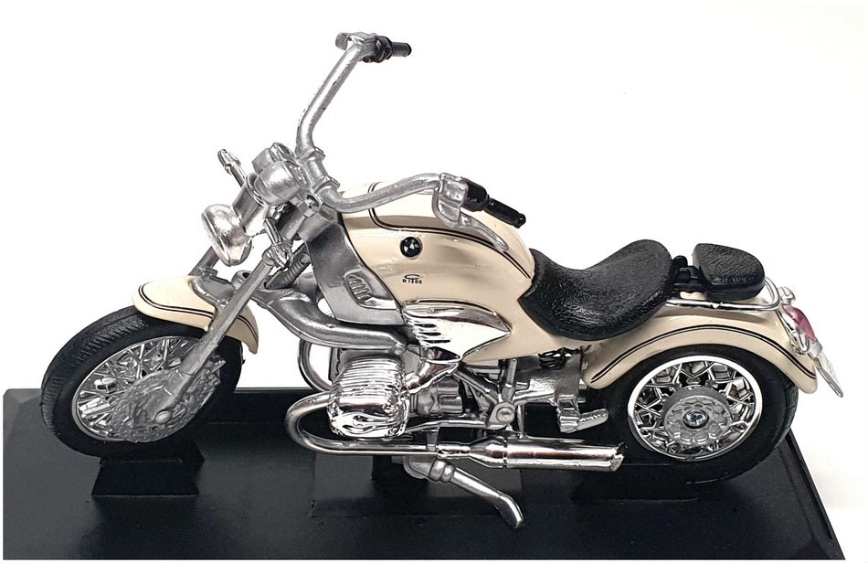 Motor Max 1/18 Scale 79845 - BMW R 1200 C Bond 007 Tomorrow Never Dies - Cream — R.M.Toys Ltd