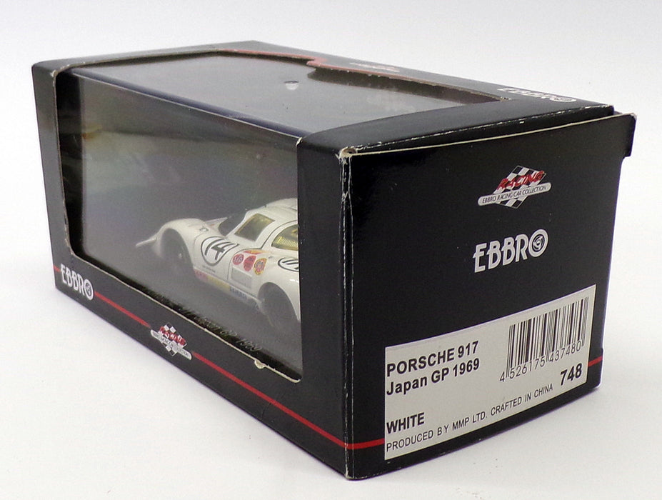 Ebbro 1/43 Scale 748 - Porsche 917 - #14 Japan GP 1969 - White — R.M ...