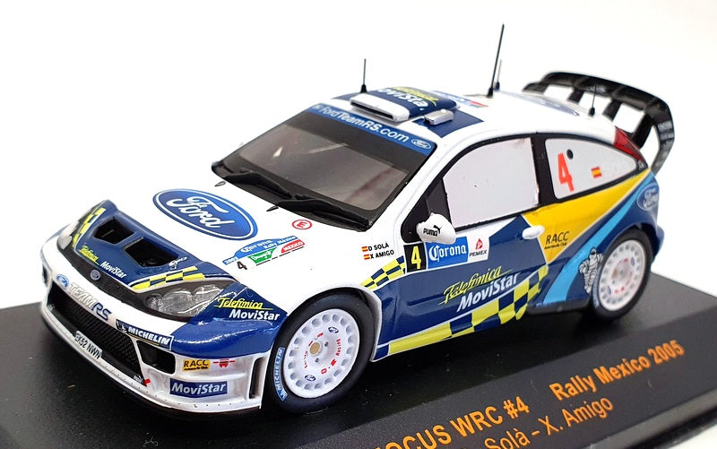 IXO Models 1/43 Scale Model Car RAM185 - Ford Focus WRC #4 Rally Mexico ...