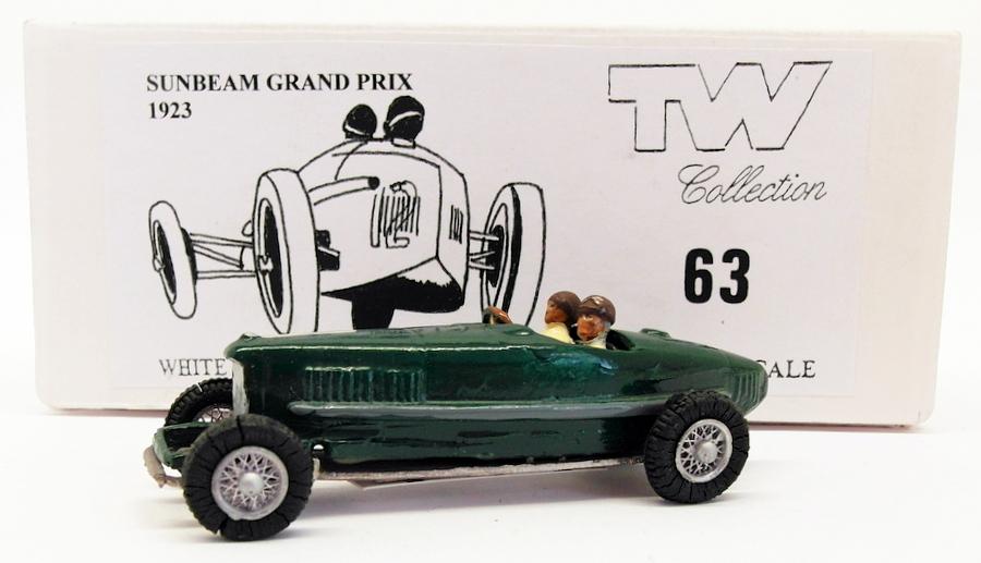 TW Models 1/43 Scale White Metal Model 63 - F1 1923 Sunbeam Racing Car ...