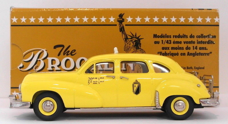 Brooklin Models 1/43 Scale BRK89A - 1949 Checker New York Taxi Cab ...