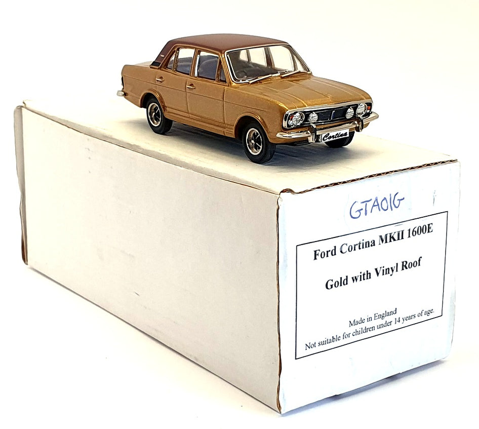 Pathfinder GTA Models 1/43 Scale GTA01G - Ford Cortina Mk2 1600E Gold ...