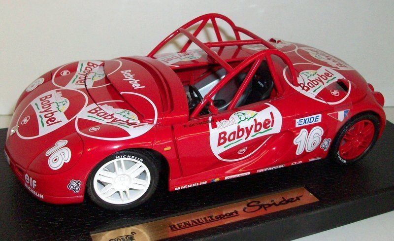 Anson 1/18 Scale - 30395 Renault Sport Spider - Thoisy Mini Babybel — R ...
