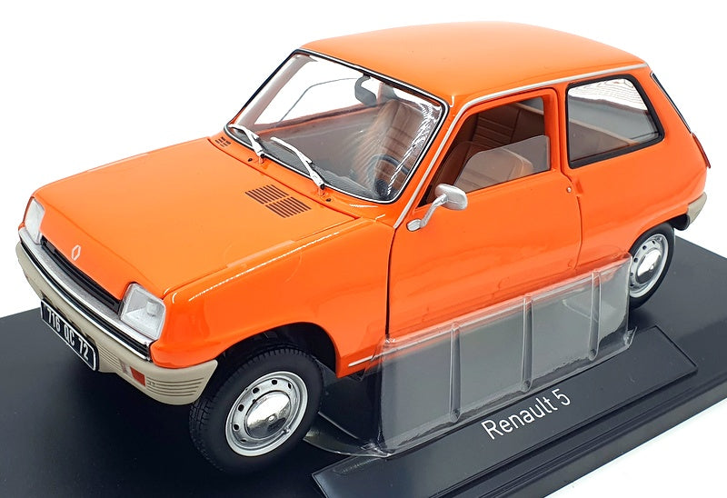 Norev 1/18 Scale Diecast 185381 - Renault 5 1972 - Orange — R.M.Toys Ltd