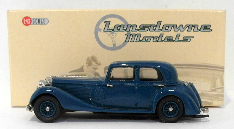 Lansdowne Models 1/43 Scale LDM61 - 1937 Jensen 3.5 Litre S-Type - Blue ...