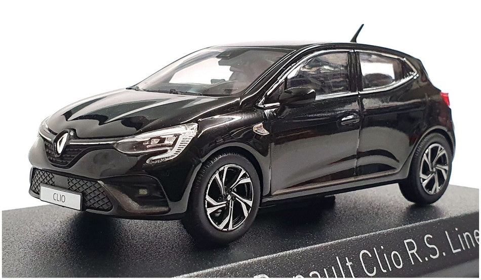 Norev 1/43 Scale Diecast 517584 - 2019 Renault Clio R.S. Line - Black ...