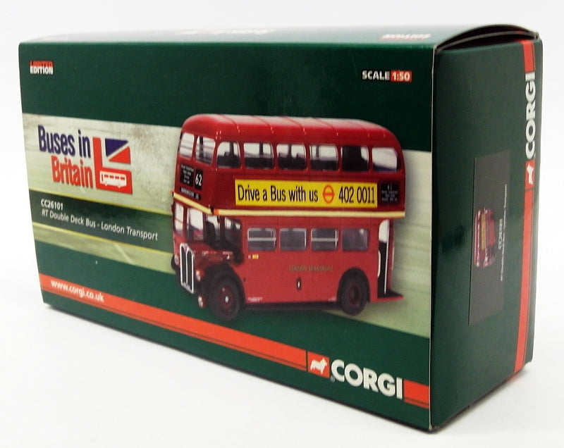 Corgi 1/50 Scale Model CC26101 - RT Double Deck Bus - London Transport ...