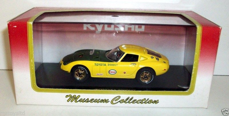 KYOSHO 1/43 - 03032Y TOYOTA 2000GT TIME TRIAL CAR YELLOW — R.M.Toys Ltd