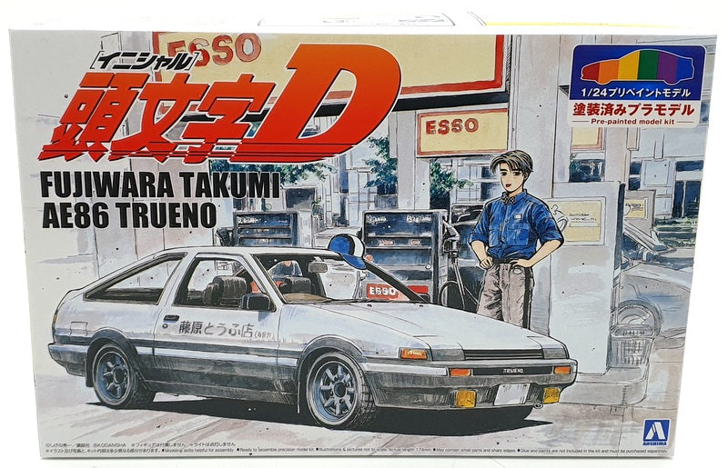 Aoshima 1/24 Scale Model Kit I-SP01 Initial D Fujiwara Takumi Toyota ...