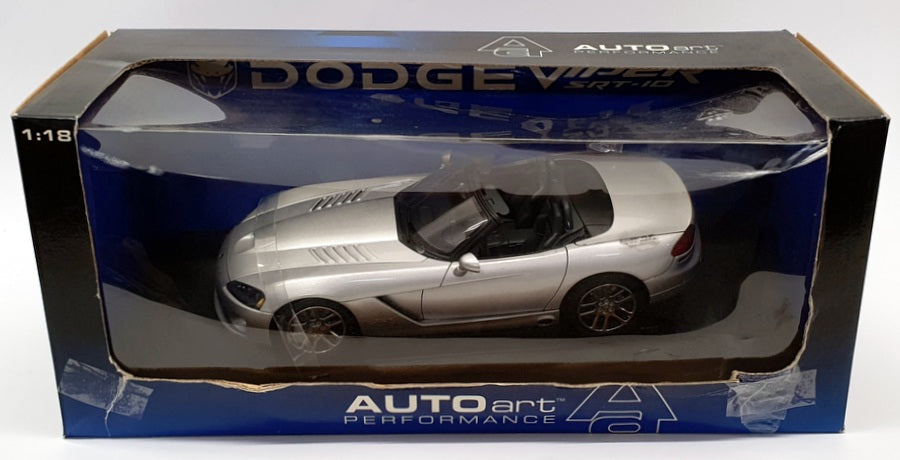 Autoart 1/18 Scale Model Car 71703 - Dodge Viper SRT-10 - Silver — R.M ...