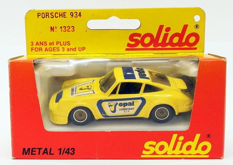 Solido 1/43 Scale Diecast Model Car 1323 - Porsche 934 Racing Car — R.M ...