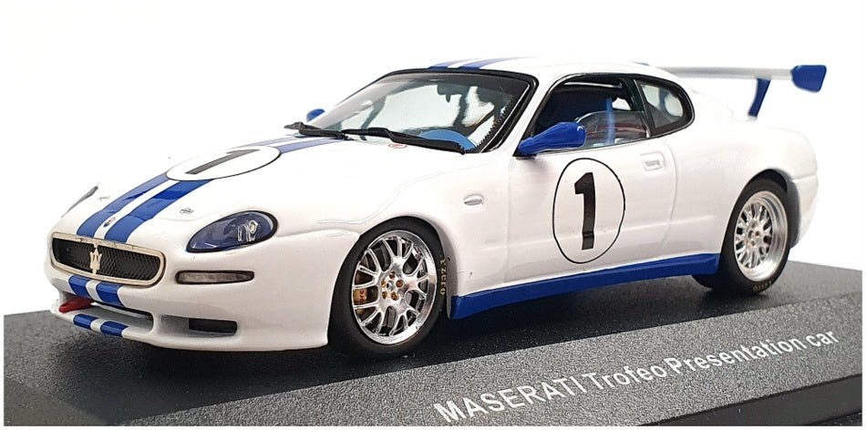 Ixo 1/43 Scale GTM014 - Maserati Trofeo Presentation Car #1 - White ...