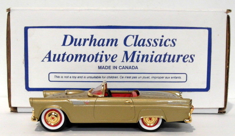 Durham Classics 1/43 Scale DC33E - 1955 Ford Thunderbird - 50th ...