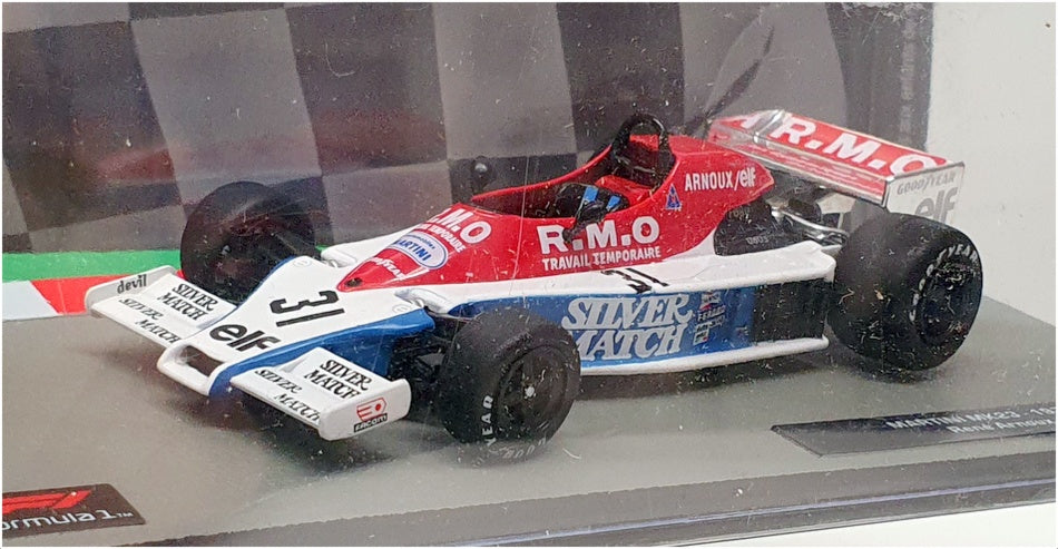 Altaya 1/43 Scale AT301122N - F1 1978 Martini MK23 R. Arnoux - Red ...