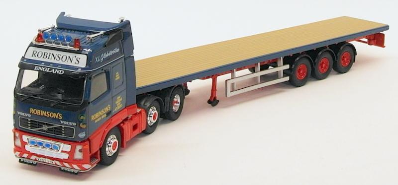 Corgi 1/50 Scale Model Truck CC14021 - Volvo FH Flatbed Trailer ...