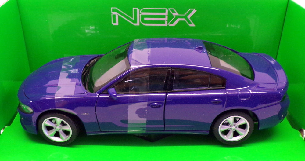 Welly 1/24-27 Scale 24079W - 2016 Dodge Charger R/T - Blue — R.M.Toys Ltd